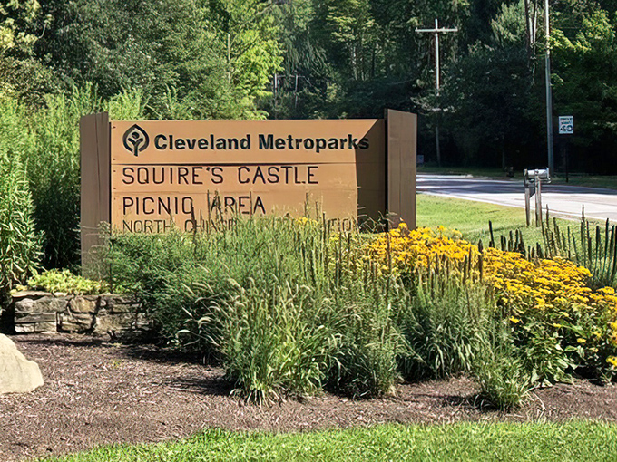 The sign doesn't lie—this really is castle country! Cleveland Metroparks has preserved this architectural gem alongside perfect picnic spots for modern-day royalty.