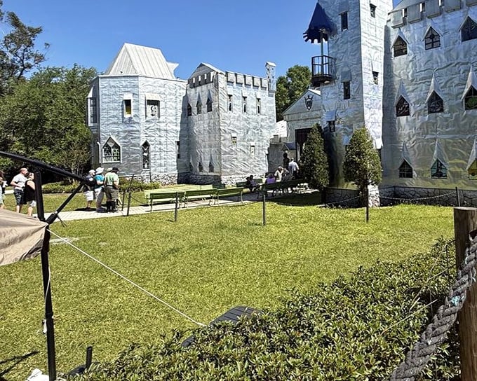 Where fantasy meets Florida scrubland—Solomon's Castle's shimmering turrets and towers create an unexpected fairytale in Hardee County.