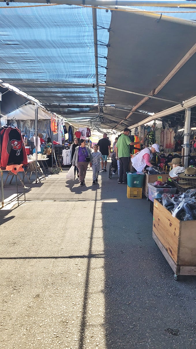 The outdoor vendor alleys create a bazaar-like atmosphere where haggling isn't just allowed—it's practically the official language of commerce here.