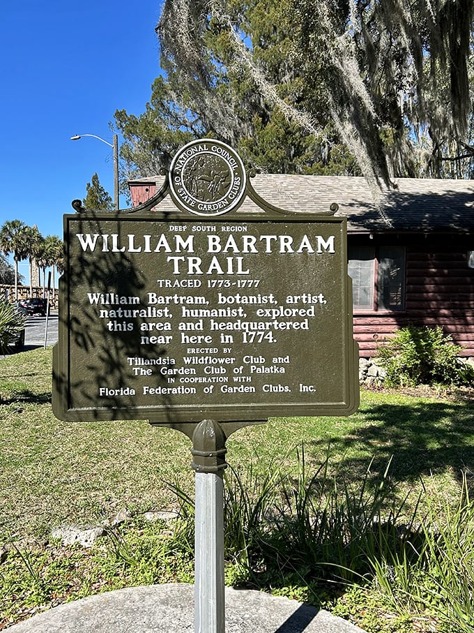 History buffs rejoice! William Bartram wasn't just passing through—he was documenting Florida's botanical treasures when most explorers were just looking for gold.