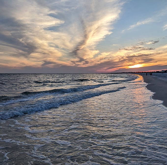 Nature's light show at dusk turns Mexico Beach into a watercolor masterpiece. Sunsets here make even amateur photographers look like pros.