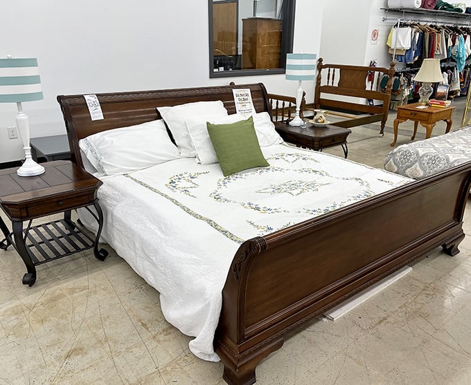 This isn't just a bed—it's someone's future heirloom. Solid wood craftsmanship with the kind of character money can't buy at big box stores.