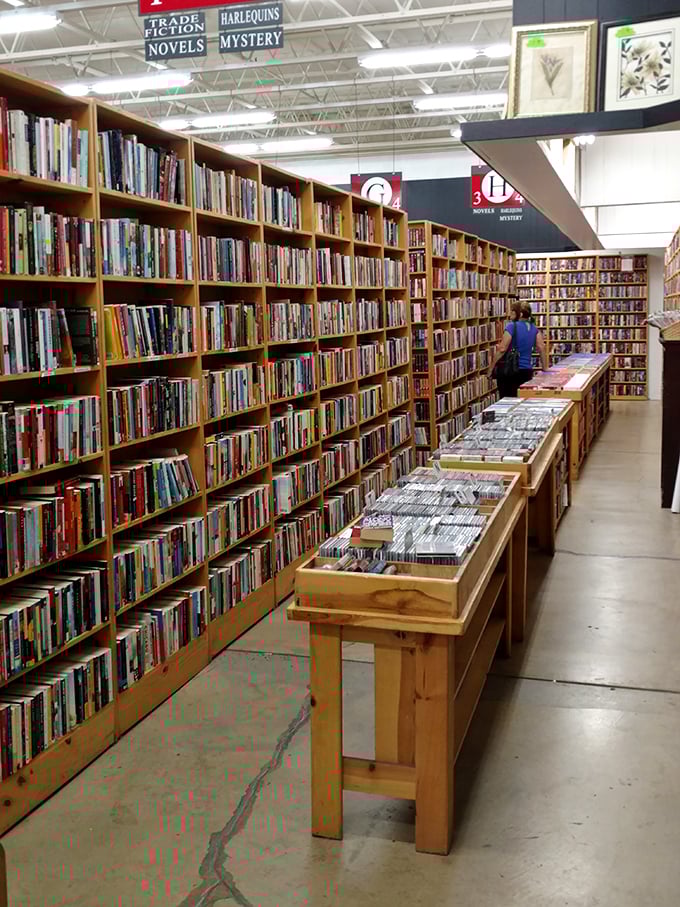 A bibliophile's dream come true—shelves stacked with literary treasures at prices that make Amazon weep with jealousy.
