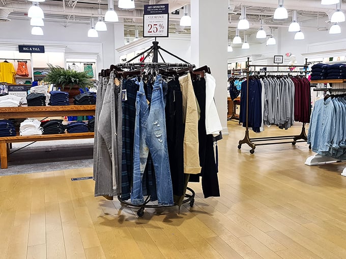 Rack after glorious rack of discounted designer denim – the holy grail for fashionistas on a budget.