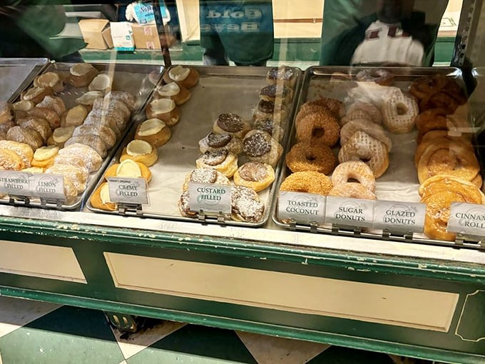 The display case reads like a greatest hits album of everything your doctor told you to avoid.