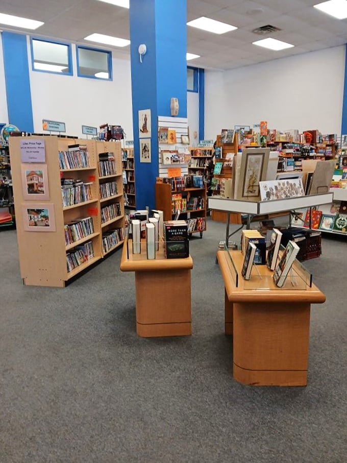 Bibliophiles beware: you might need to call in late to work. The book section rivals small-town libraries with its meticulously organized shelves and unexpected literary gems.