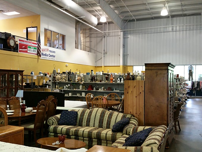 The furniture showroom rivals upscale department stores, minus the salespeople following you around and the heart-stopping price tags.