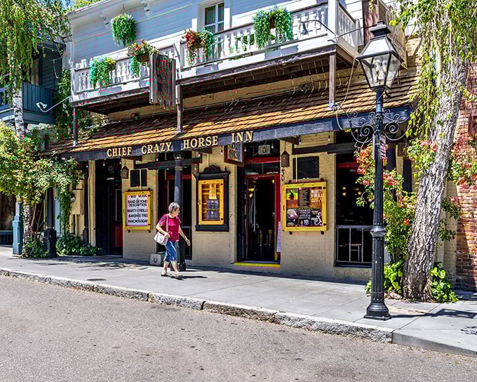 The legendary Chief Crazy Horse Inn stands as a testament to Nevada City's colorful past, inviting modern-day explorers to step back in time.