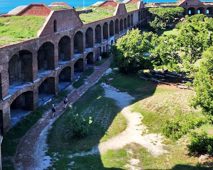 Time travel through brick archways. These corridors once echoed with soldiers' footsteps; now they frame perfect Instagram shots for visitors seeking architectural symmetry.