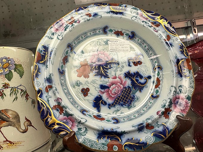 This isn't just a plate—it's someone's wedding china that witnessed decades of family dinners and holiday gatherings.