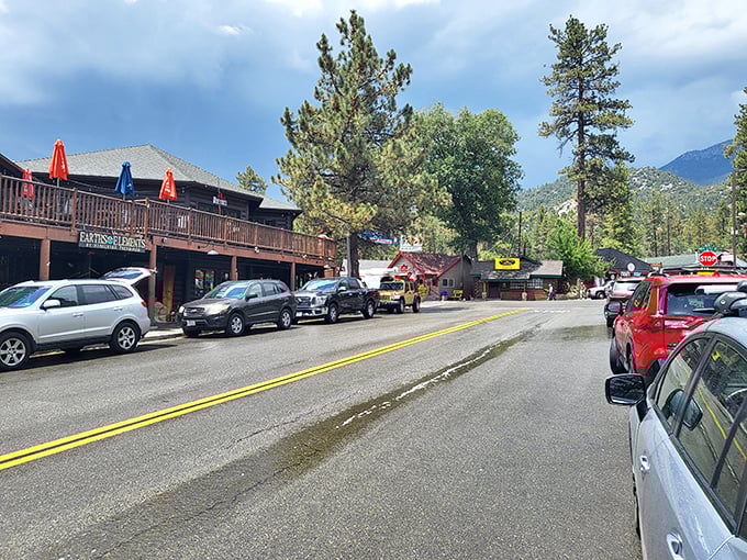 Main Street might not have traffic lights, but it's got character in spades – wooden storefronts and mountain views that make running errands feel like a vacation.