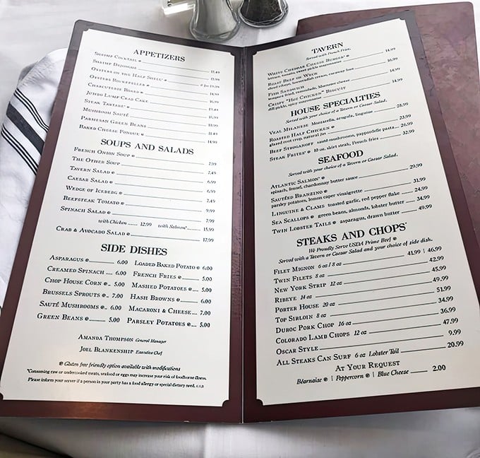 This isn't just a menu—it's a roadmap to carnivorous bliss, with each item promising a delicious detour from your diet plans.