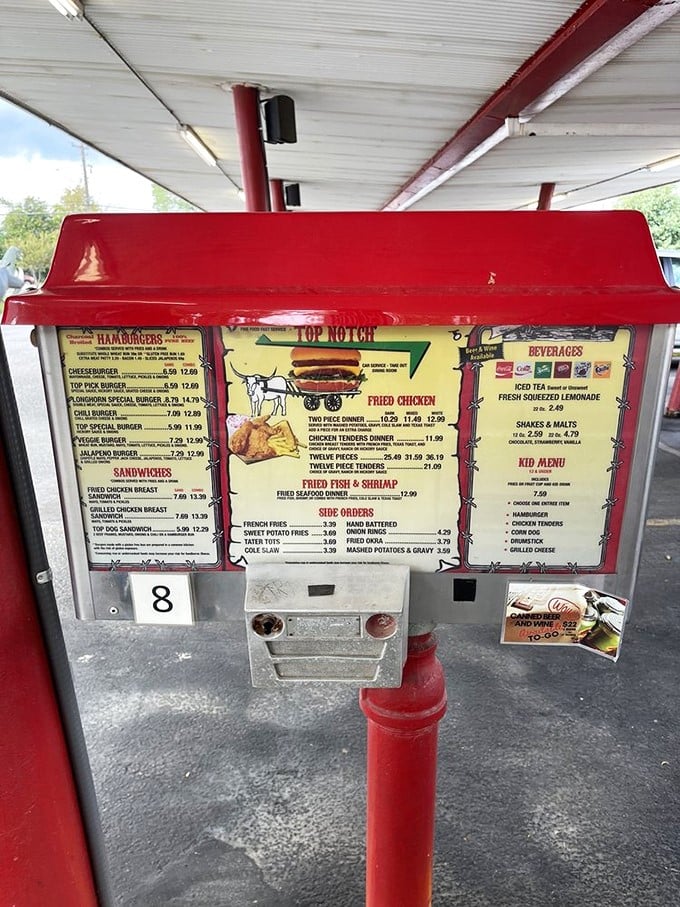 The menu board tells you everything you need to know: no fusion, no foam, no foodie pretension—just American classics done right.