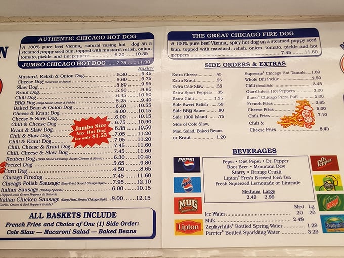 When a menu makes you salivate just reading it, you know you're in the right place.