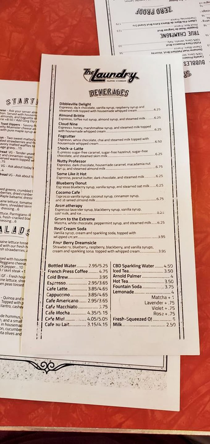 The beverage menu reads like a love letter to coffee enthusiasts. "Aromatherapy" isn't just for spas anymore—it's for your taste buds too.