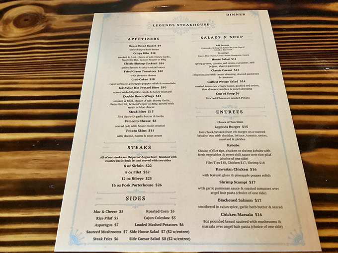The menu reads like a love letter to carnivores, with perfectly curated options that don't overwhelm but still offer something for every palate.