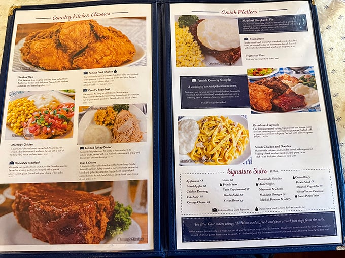 This menu isn't just reading material – it's a roadmap to comfort food nirvana with enough options to require a strategic dining plan.