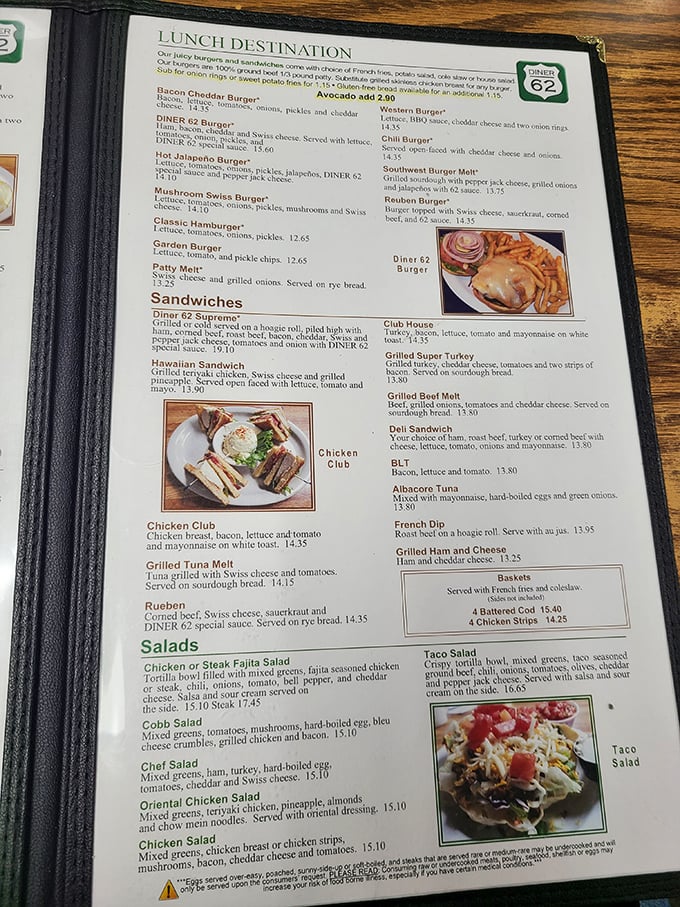 This menu isn't just a list of food—it's a roadmap to happiness, with each item promising a different kind of comfort.