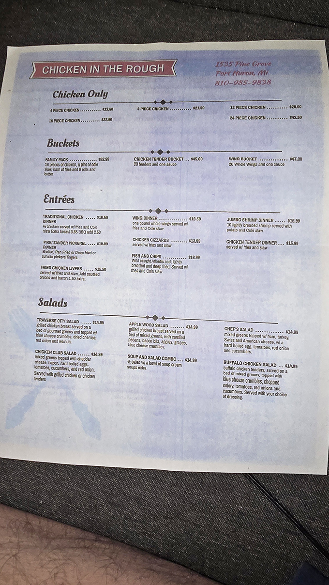 The menu reads like a love letter to comfort food classics. No molecular gastronomy here—just honest cooking that satisfies the soul. 