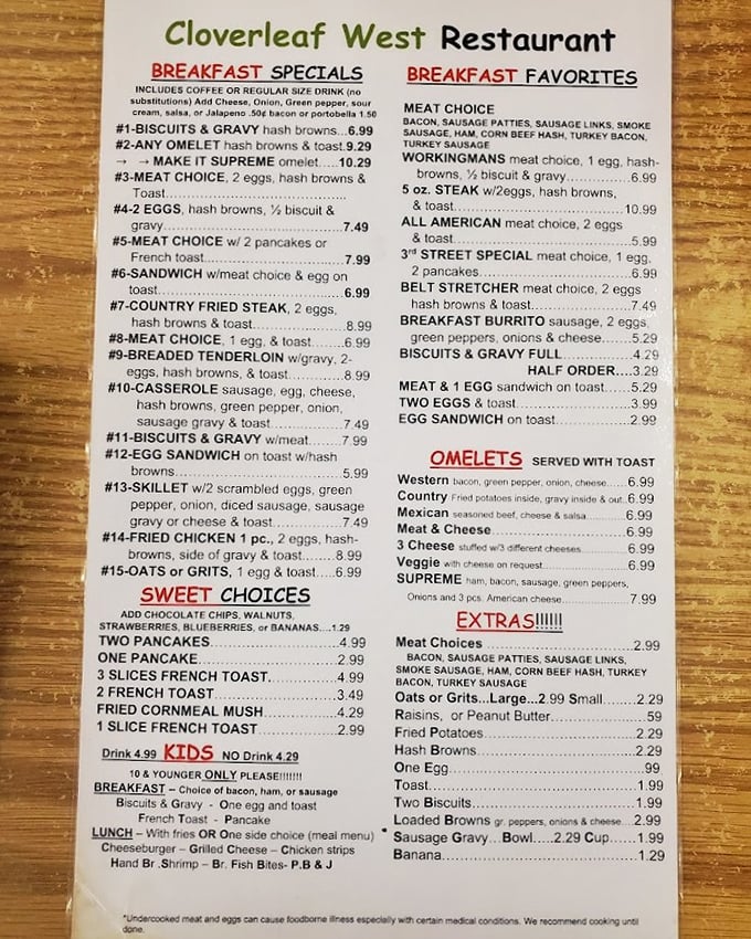A menu that doesn't need fancy fonts or pretentious descriptions – just honest food at honest prices. Decision paralysis has never been so delicious.