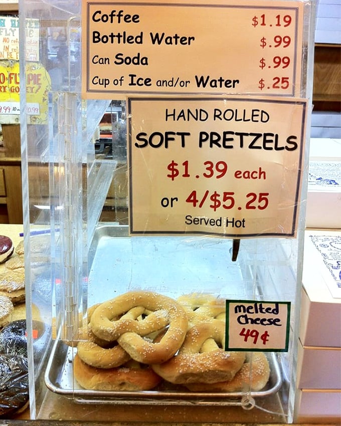 Hand-rolled soft pretzels at prices that won't break the bank – now that's old-fashioned American value done right.
