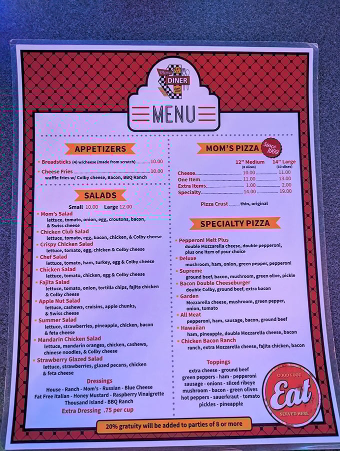 The menu reads like a love letter to American comfort food classics. That chicken salad? It's the reason Ohio license plates are spotted in the parking lot from three counties away.