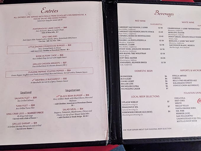 A menu that doesn't need fancy fonts or flowery descriptions—just the promise of perfectly prepared proteins that speak for themselves.