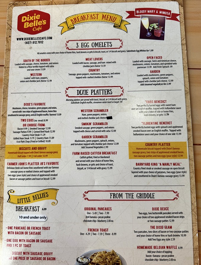 The menu at Dixie Belle's reads like a love letter to comfort food. Choosing just one item is like picking a favorite child – theoretically possible but emotionally impossible.