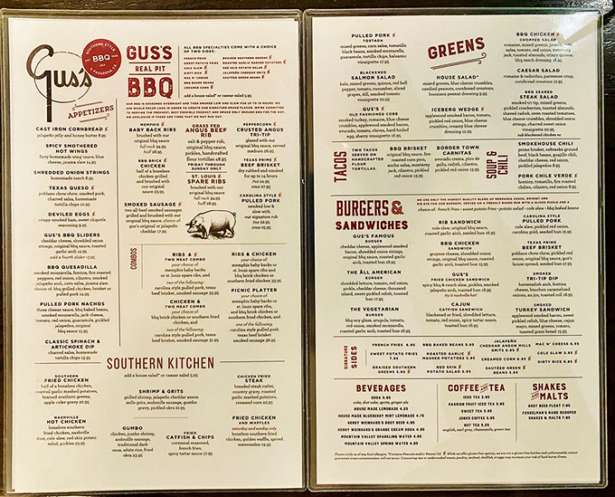 This menu isn't just a list of food—it's a roadmap to happiness. Choose your own adventure, but remember: all paths lead to satisfaction.