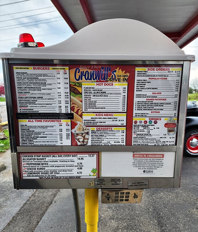 Menu boards that require no fancy fonts or food photography—just straightforward offerings that have passed the test of time. The best restaurants don't need to explain themselves.