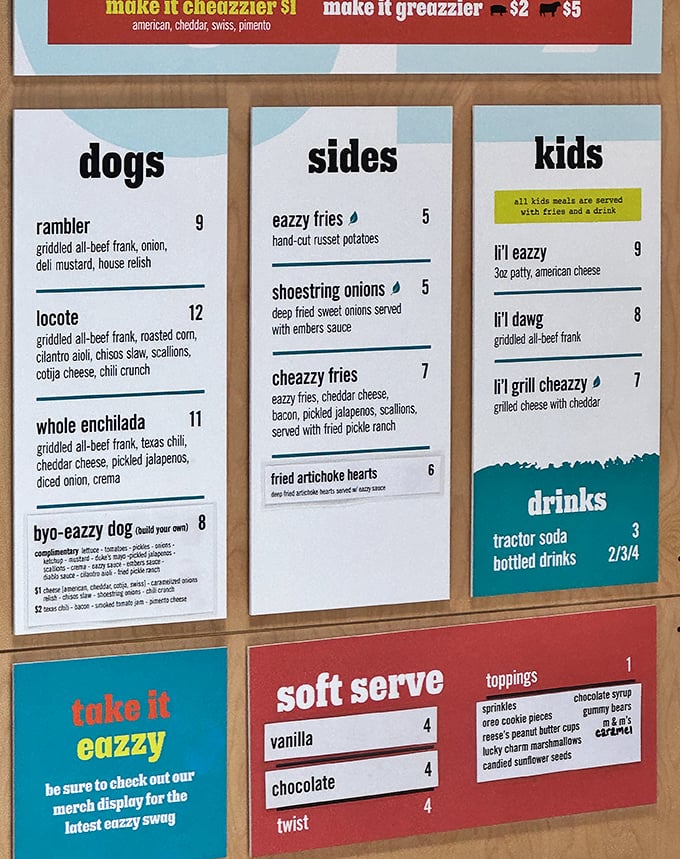 A menu that doesn't need novels to explain itself. Each option promises a different journey, but they all lead to satisfaction.