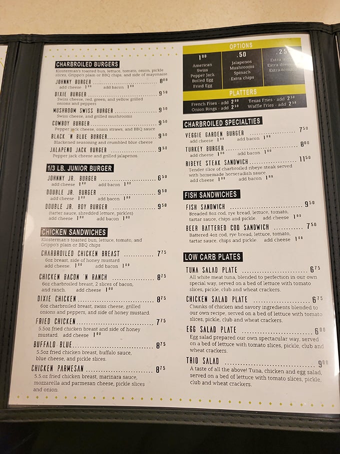 The menu reads like a love letter to American classics, with charbroiled specialties that have stood the test of time and taste buds.
