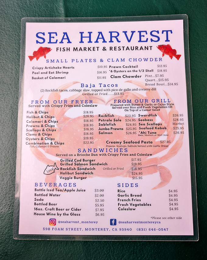 A menu that reads like a love letter to the Pacific. No molecular gastronomy or deconstructed nonsense here—just honest seafood prepared with respect and served without pretension.
