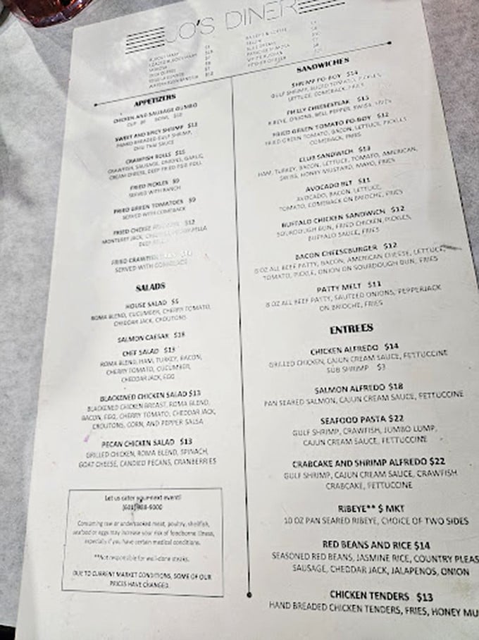 The menu reads like a love letter to American comfort food classics—no molecular gastronomy or deconstructed anything, just honest-to-goodness deliciousness.