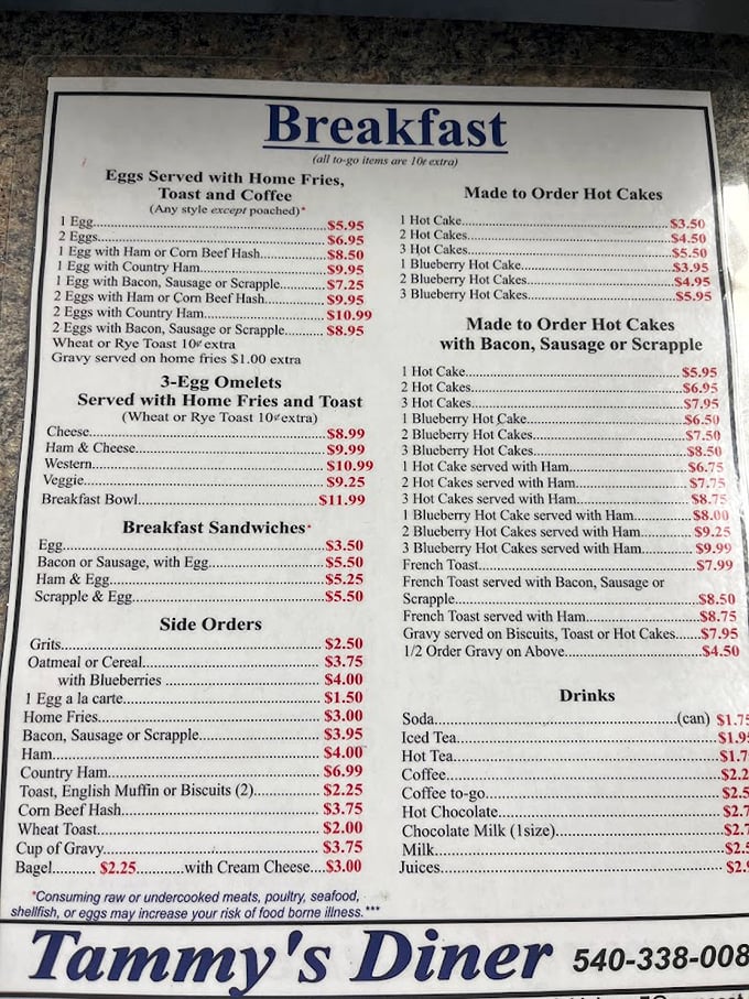 This menu isn't asking for your Instagram attention—it's offering honest food at honest prices, a refreshing concept in our filtered world.