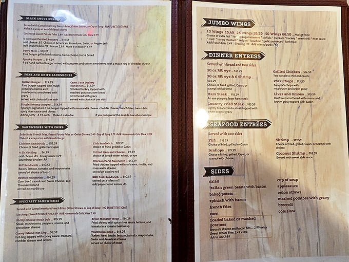 This menu reads like a love letter to everything your cardiologist warned you about.