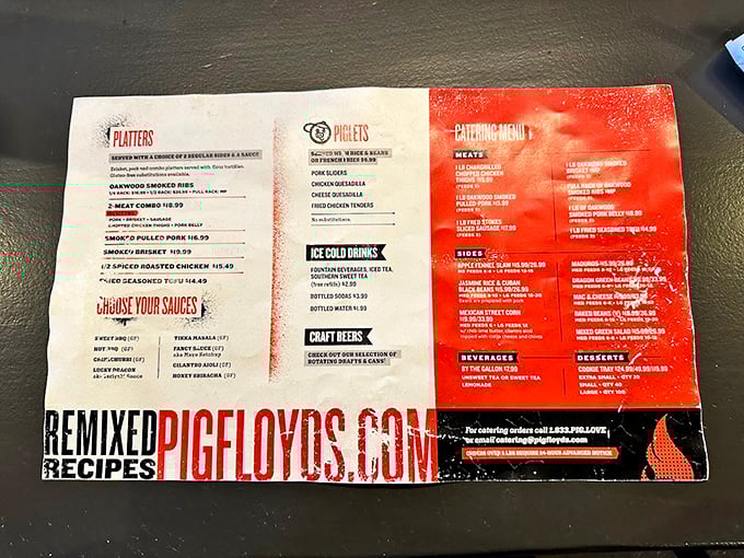 A menu that reads like a love letter to global barbecue. Decision paralysis has never been so delicious—or worth every moment of indecision.