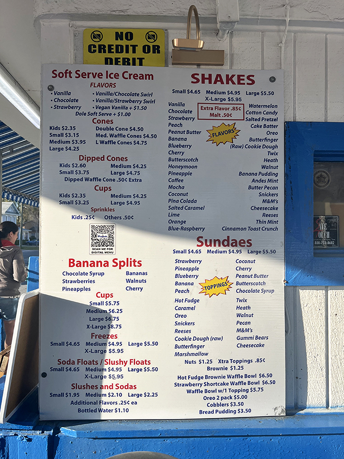 The menu board—a dizzying array of frozen possibilities that can turn the most decisive person into a waffling philosopher.