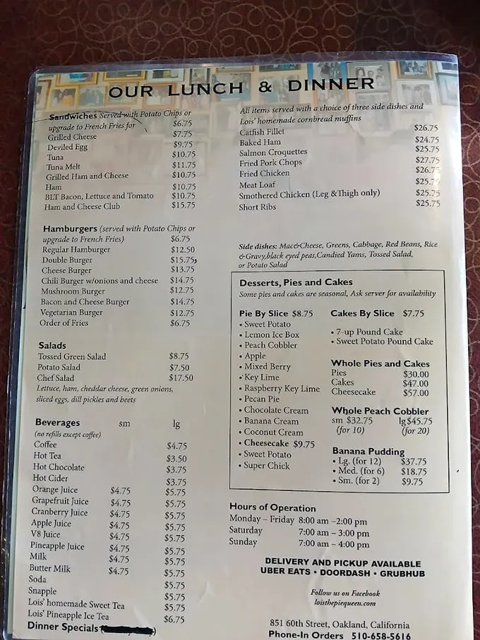 This menu isn't asking for your attention with fancy fonts or chef bios – it's commanding it with promises of fried chicken and homemade pie.