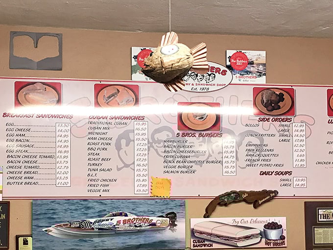 The menu board – a roadmap to happiness where every item promises a direct route to flavor paradise.