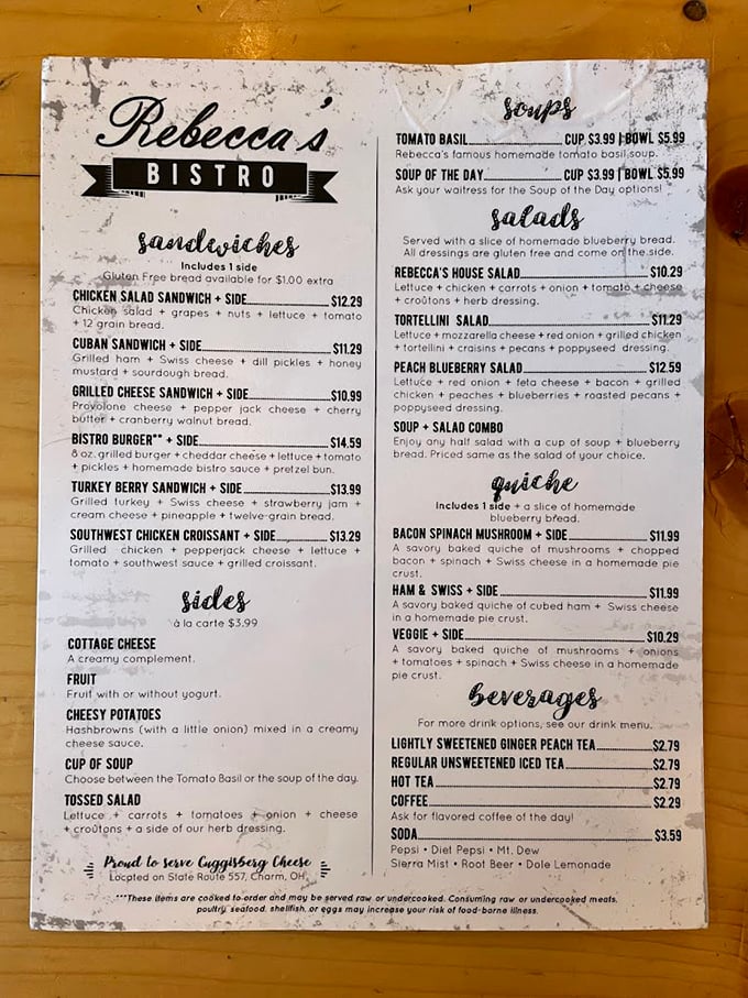 The menu reads like a love letter to comfort food – each item promising the kind of satisfaction that makes you close your eyes on the first bite.