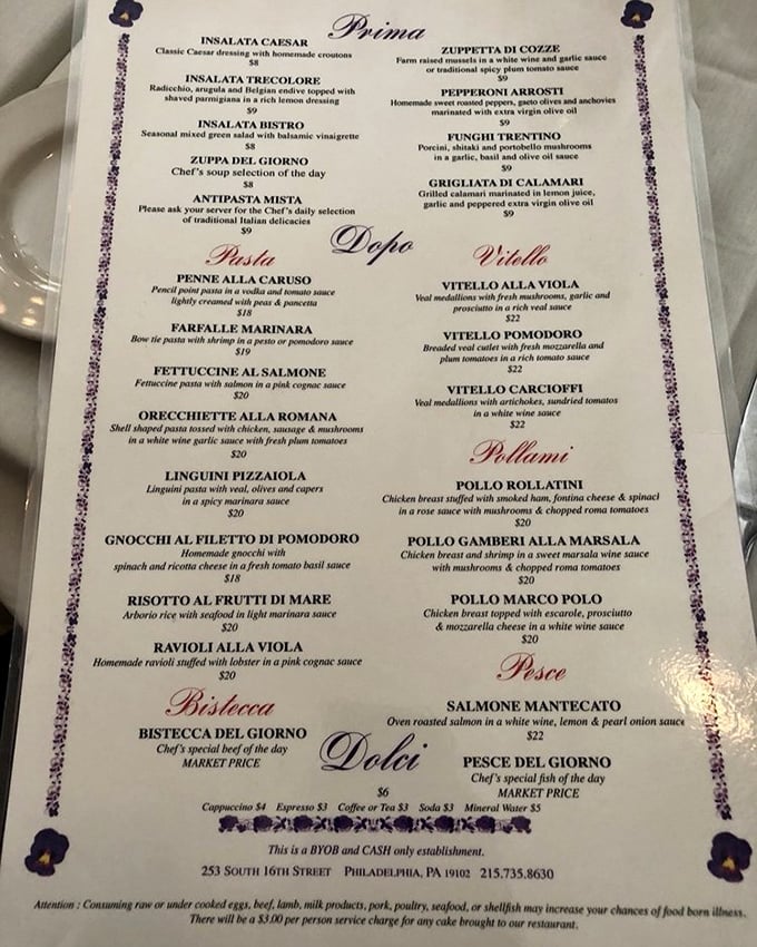 The menu reads like Italian poetry—each dish a carefully crafted verse promising culinary bliss.