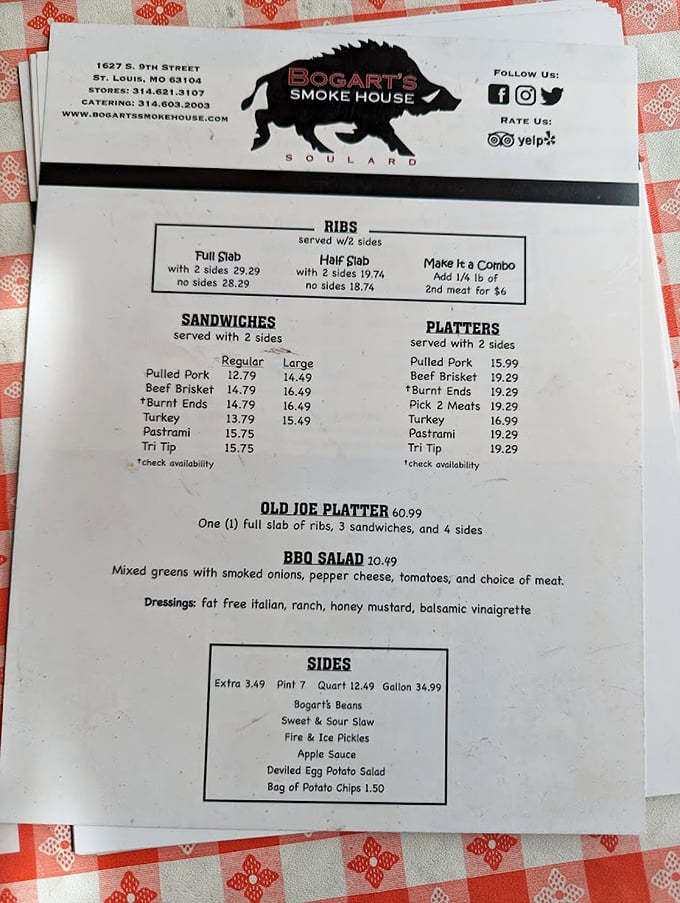 This menu isn't just a list—it's a roadmap to happiness. The hardest part isn't choosing what to eat, but what not to eat.