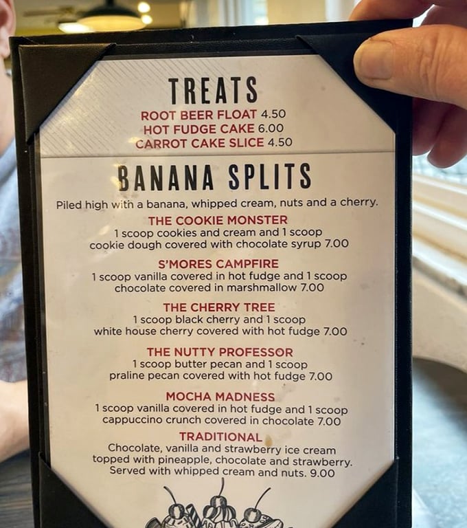 The dessert menu at Clay's reads like a childhood dream that grew up but never lost its sense of wonder. 