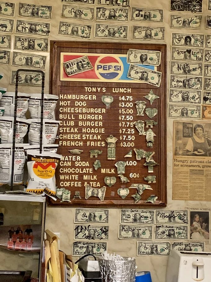This menu board hasn't changed in decades—and thank goodness for that. Simplicity and value in perfect harmony, no fancy food trends needed.