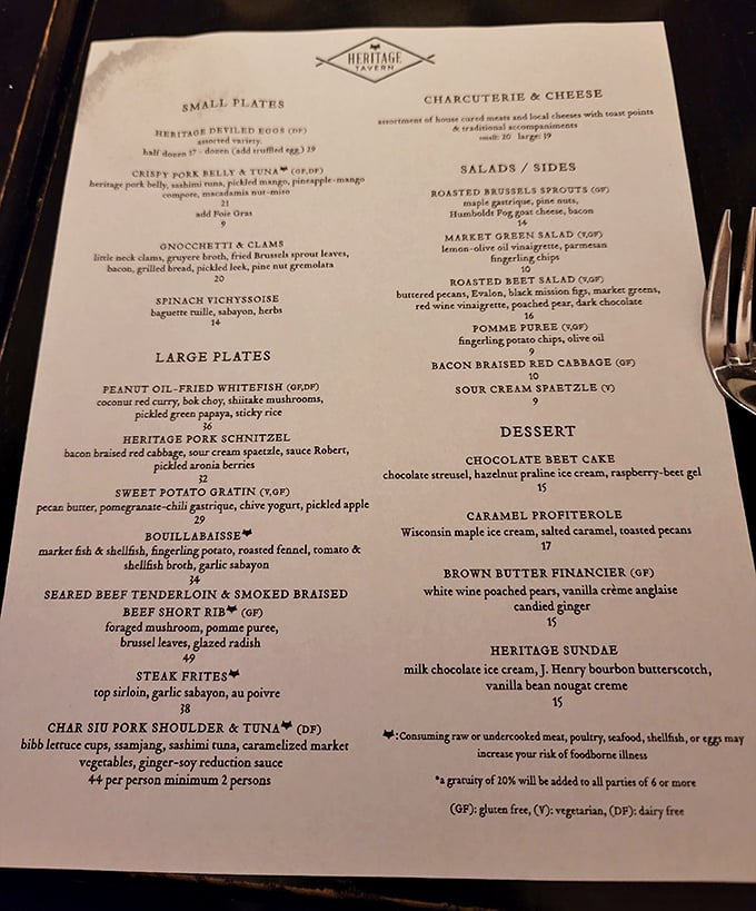 The menu reads like a love letter to Wisconsin agriculture—each carefully crafted dish telling a story of local farms and seasonal bounty.