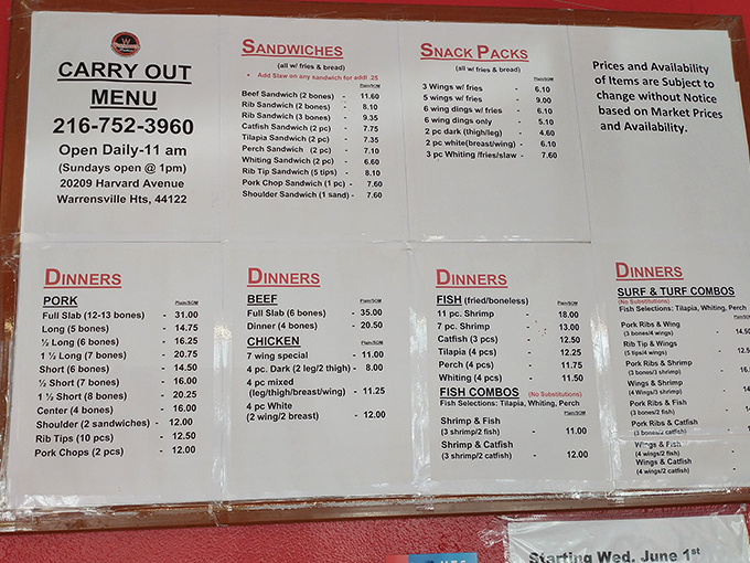 This menu isn't just a list of options; it's a roadmap to happiness with prices that won't require a second mortgage.
