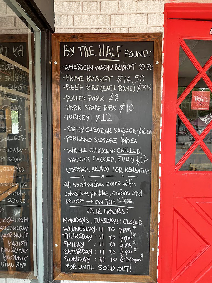 Hand-chalked menus tell no lies - just honest prices for meat that'll change your life forever.