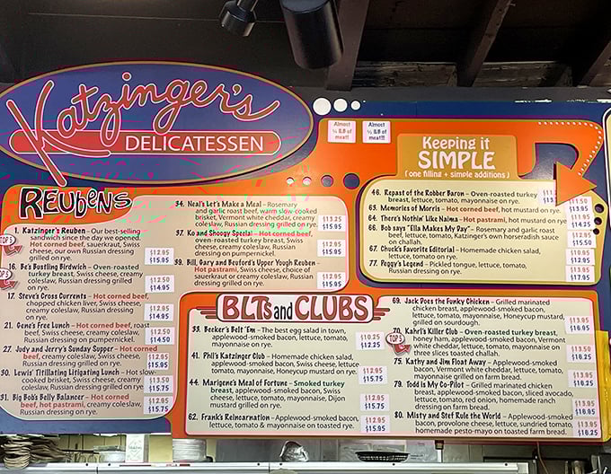 The menu board – a colorful roadmap to sandwich nirvana where indecision isn't a bug, it's a feature.