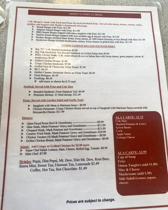 The menu at Diner 23 reads like a love letter to comfort food—no molecular gastronomy or deconstructed anything, just honest dishes your grandmother would recognize.